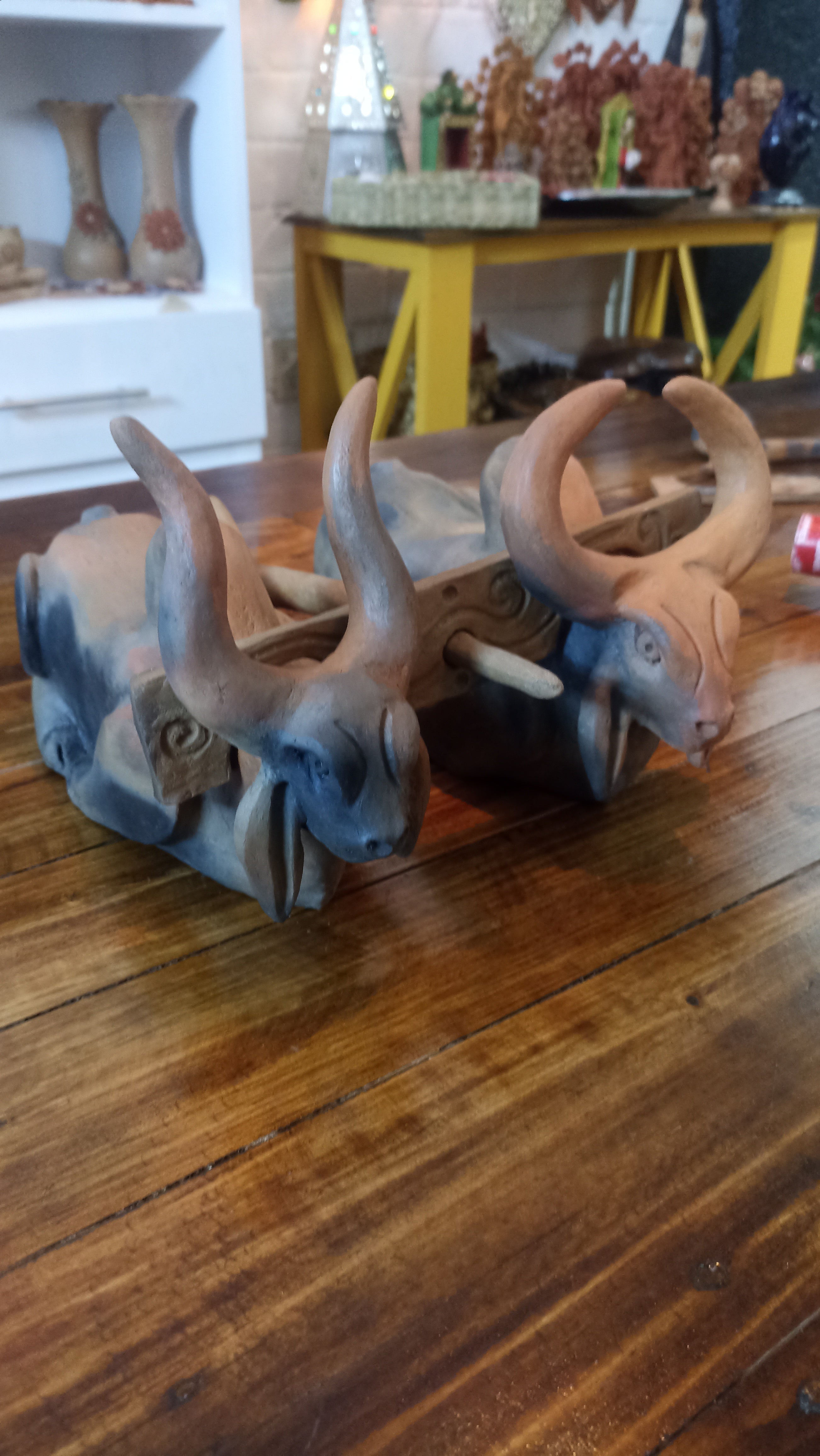 Yunta de toros grande – Cambi-Arte